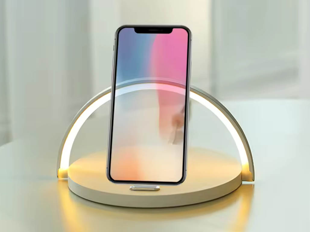 2-in-1 Wireless Charger with Night Lamp | Markable Catalog